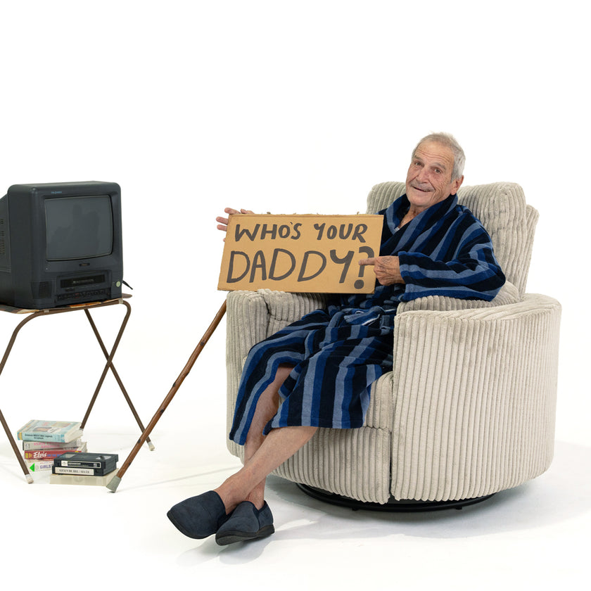 Fluff Daddy Recliner Arm Chair | Fawn