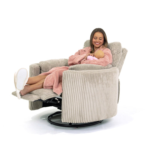 Fluff Daddy Recliner Arm Chair | Fawn