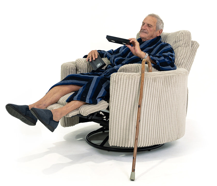 Fluff Daddy Recliner Arm Chair | Fawn